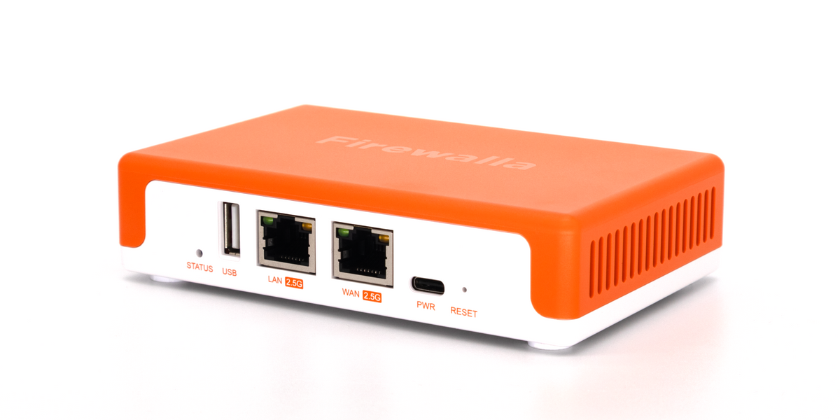 Firewalla Orange: (2 Gbps) Multi-Gigabit Cyber Security Firewall with ...