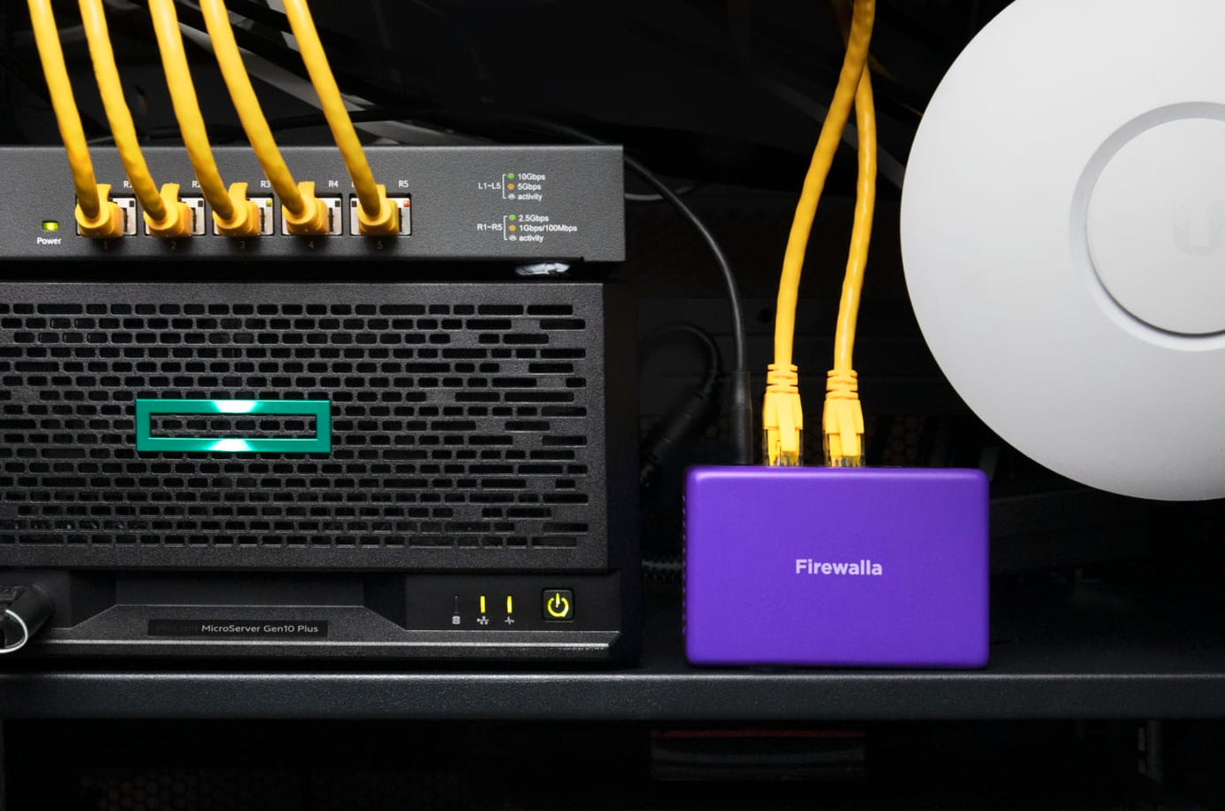 Firewalla Purple: Gigabit Cyber Security Firewall & Router with WiFi P | Firewalla